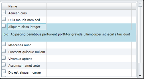 Xamdatagrid Hide Column